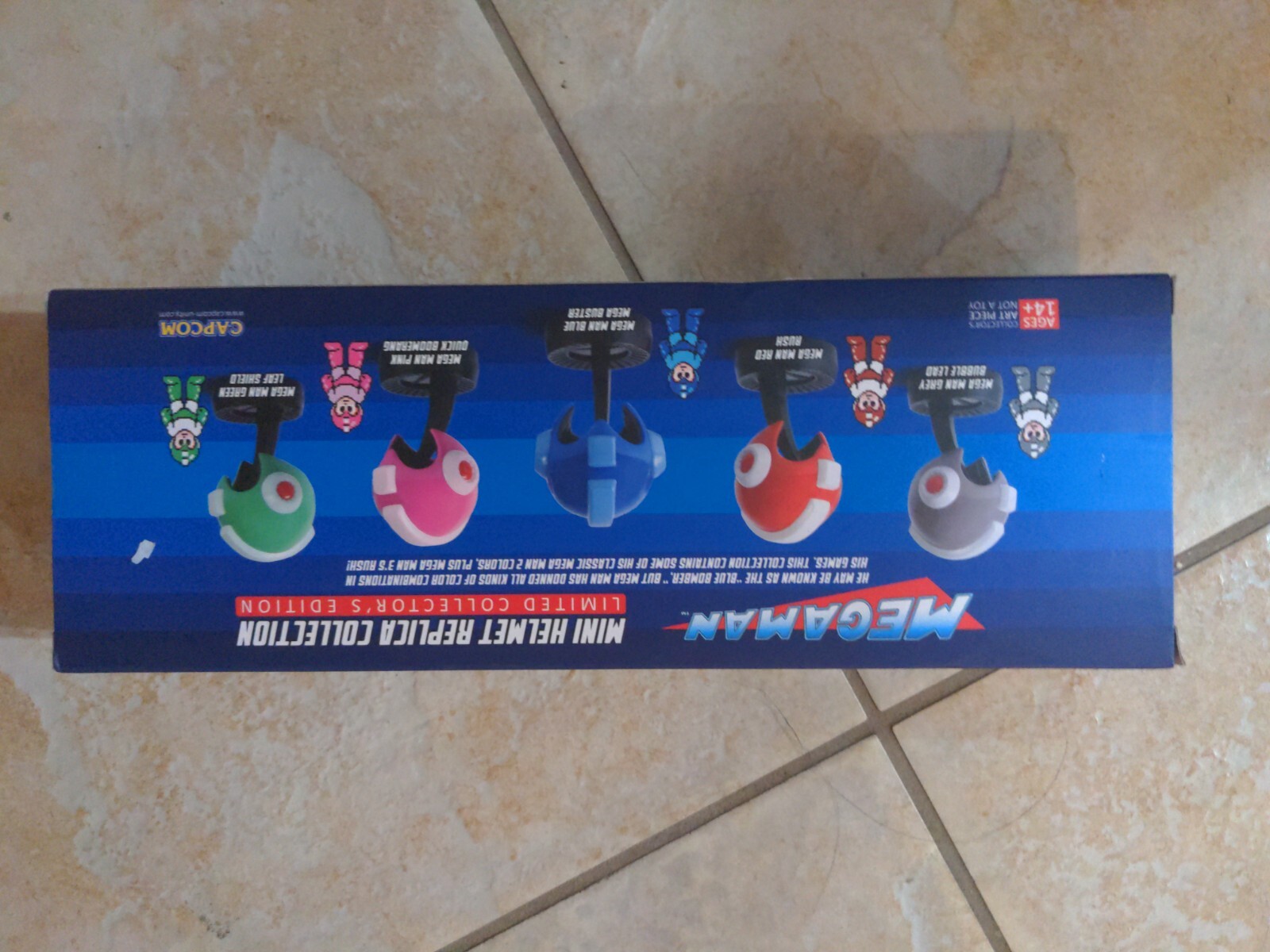 Mega Man mini helmet replica Collection Complete Set Comic con 2015 ...