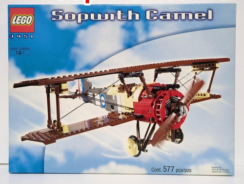 LEGO 3451 Sopwith Camel ADVANCED MODELS AIRCRAFT 2001 | eBay Australia