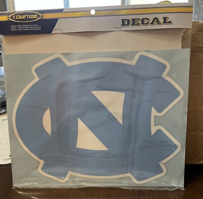 North Carolina Tar Heels 12 Inch Decal Logo | eBay