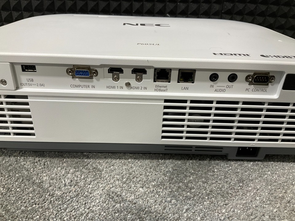 NEC NP-P605UL Projector 6000 lumens WUXGA NP-P605UL Open Box ️ ️••READ | eBay