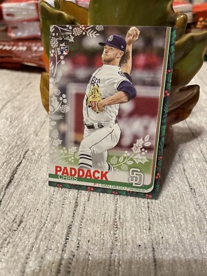 2019 Topps Holiday HW181 Chris Paddack Rookie Card Padres RC | eBay