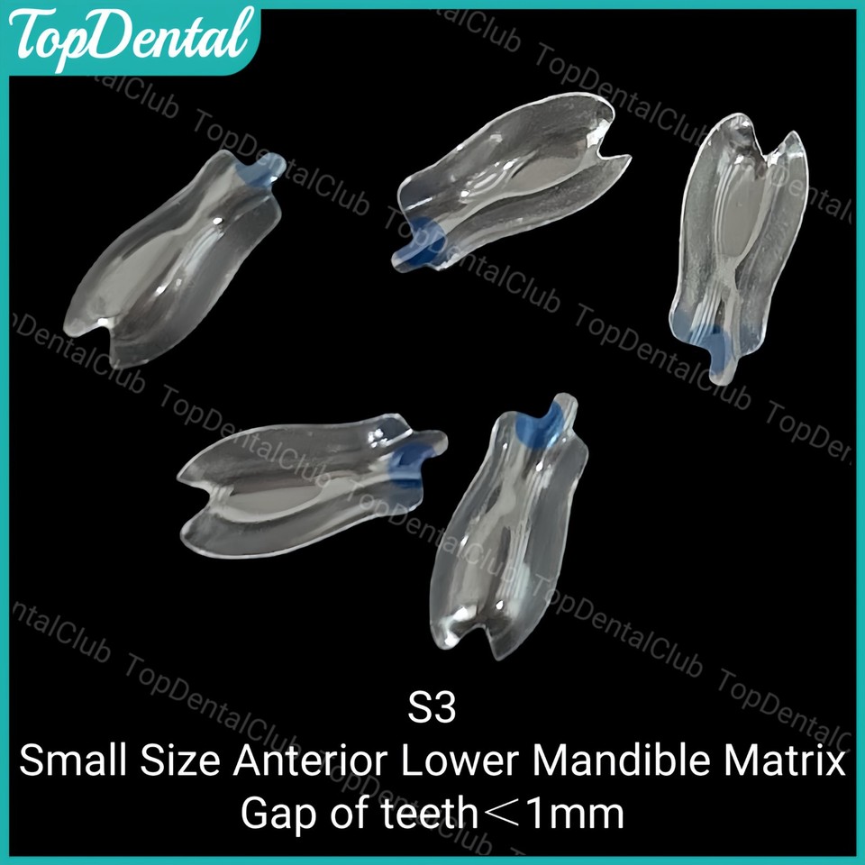 Clear Matrix Dental Anterior Posterior Transparent BT Matrices Fit ...