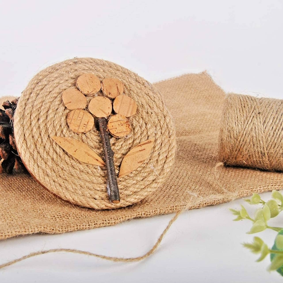 "3mm Cotton Rope 30M | Natural 4-Ply Strong Twine String for DIY Crafts ...