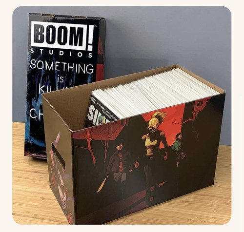 BCW Cardboard Comic Book Storage Box Art SIKTC Something Is Killing The ...
