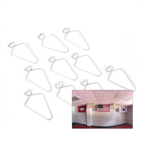 10pcs Ceiling Hook Ceiling Tile Hooks T-bar Clips Drop Ceiling Clips ...