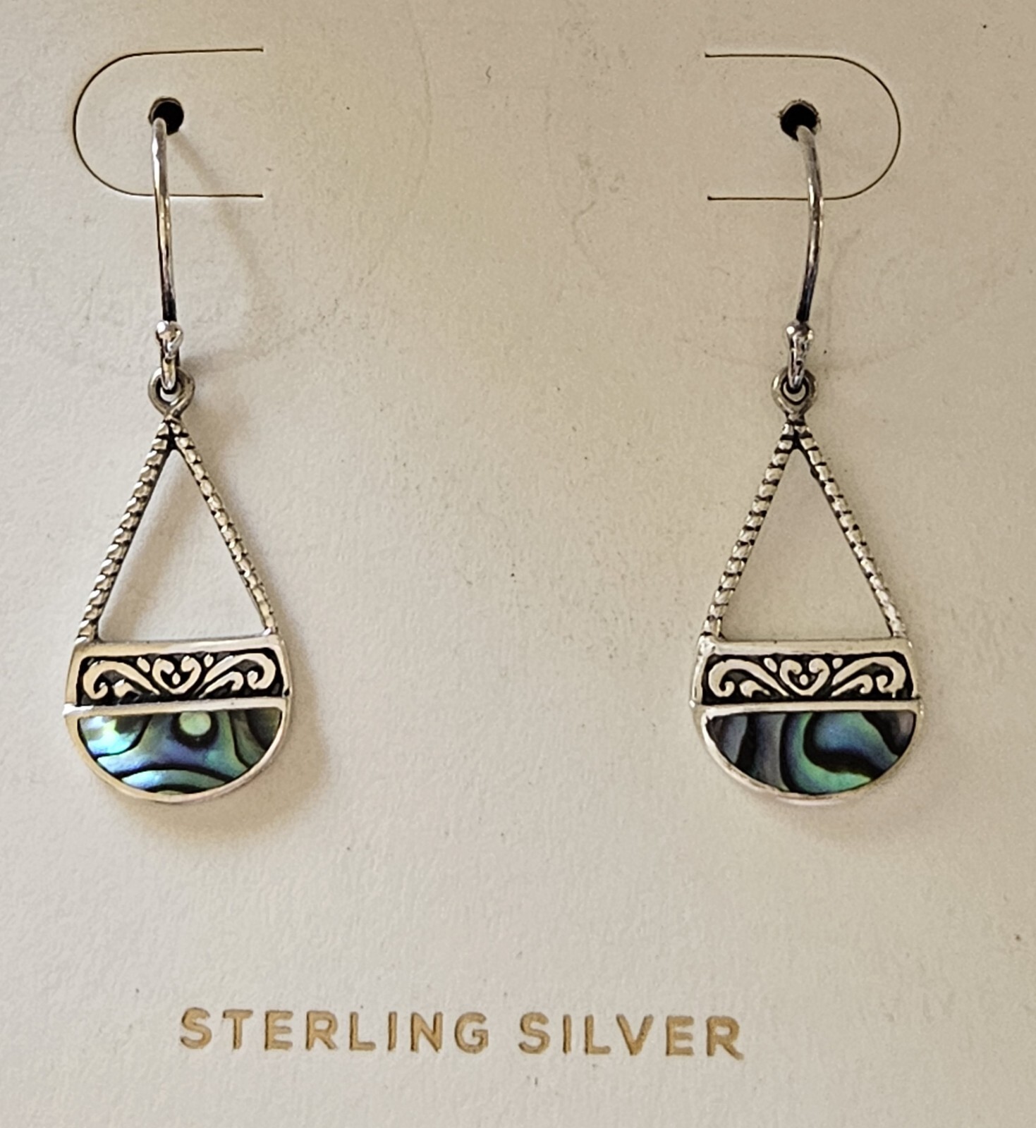 ANNIKA WITT STERLING SILVER ABALONE SEASHELLS EARRINGS | eBay