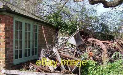 Photo 6x4 Scrap Iron-Manor Farm Burridge A huge pile of scrap iron ...