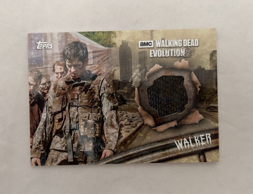 The Walking Dead Evolution Authentic Relic Card Walker R-W4 | eBay