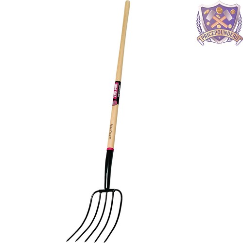 54-Inch Manure Fork Ash 5-Tine Heavy Duty Strong for Farm Ranch Use | eBay