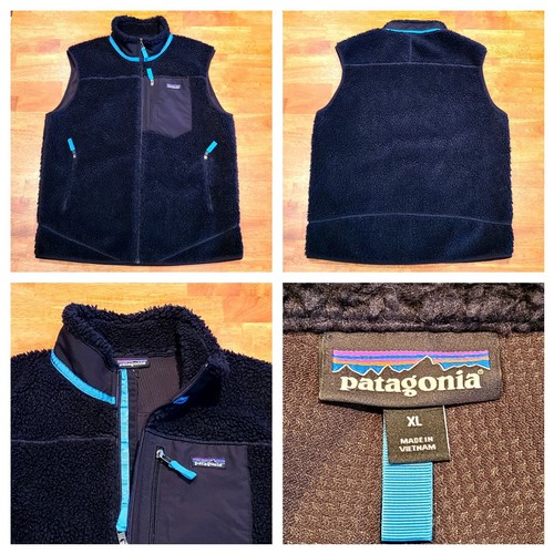 Patagonia Classic Retro-X Fleece Vest High Pile Zip Up 23048 Men's XL ...