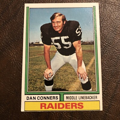 1974 TOPPS DAN CONNERS #358 OAKLAND RAIDERS FOOTBALL CARD | eBay