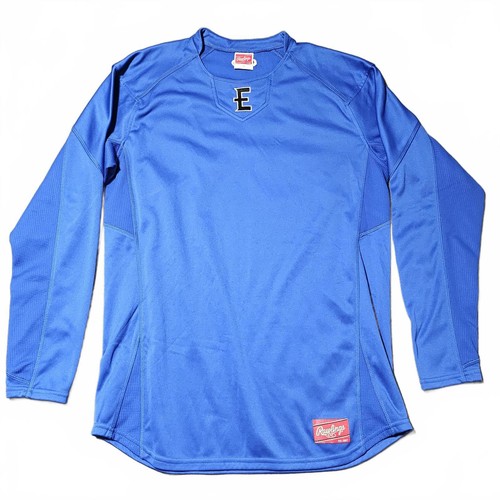 Rawlings Dugout Medium Fleece Pullover blue embroidered E UDFP 3 ...