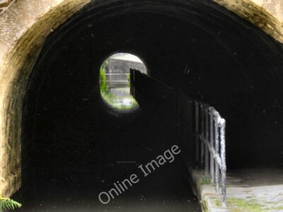 Photo 6x4 Looking through Scout Tunnel Mossley/SD9701 Looking along the ...