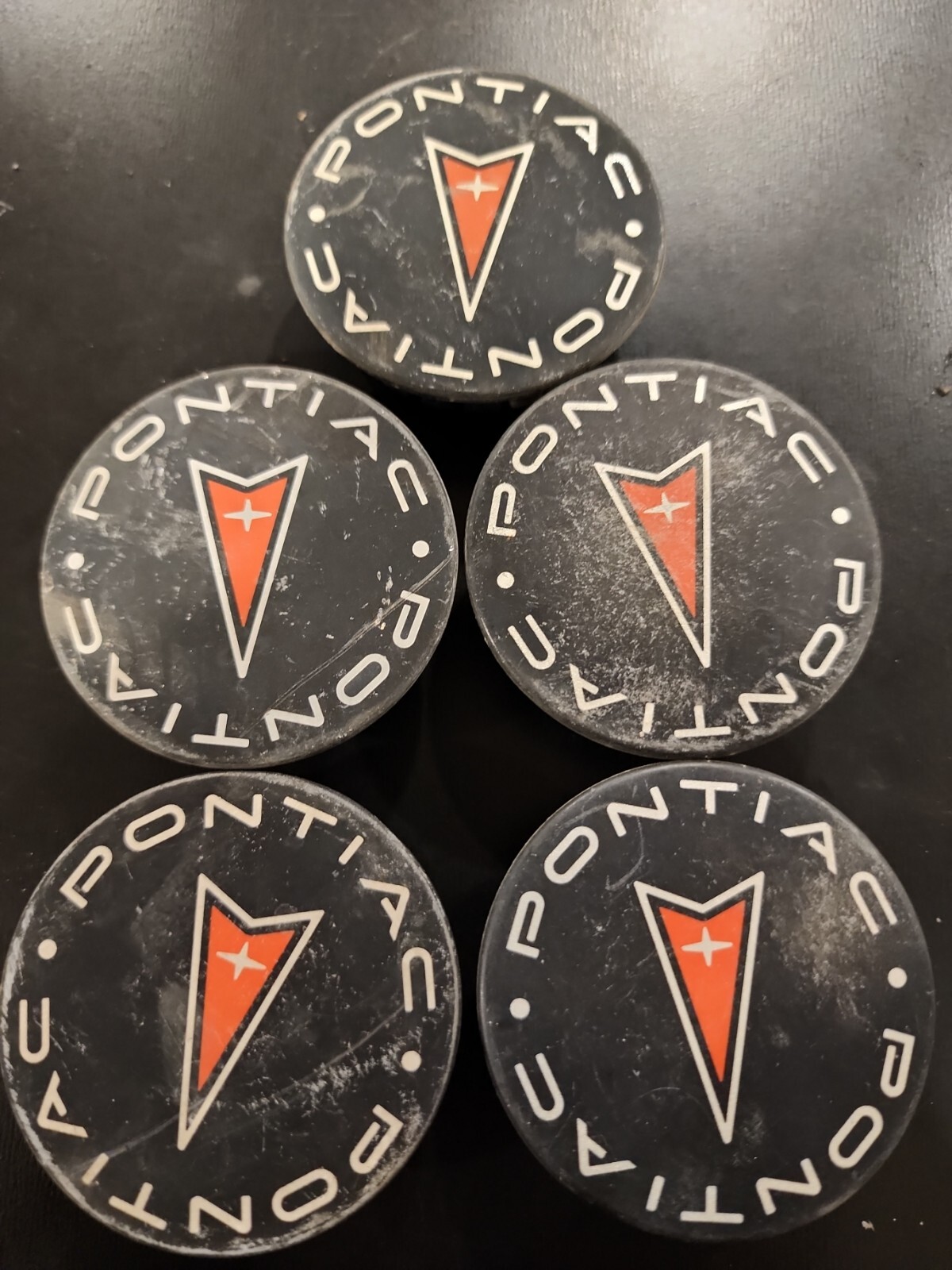 1996-2010 Pontiac Black Wheel Center Cap Snap In 2.25" OD 9593169 ...