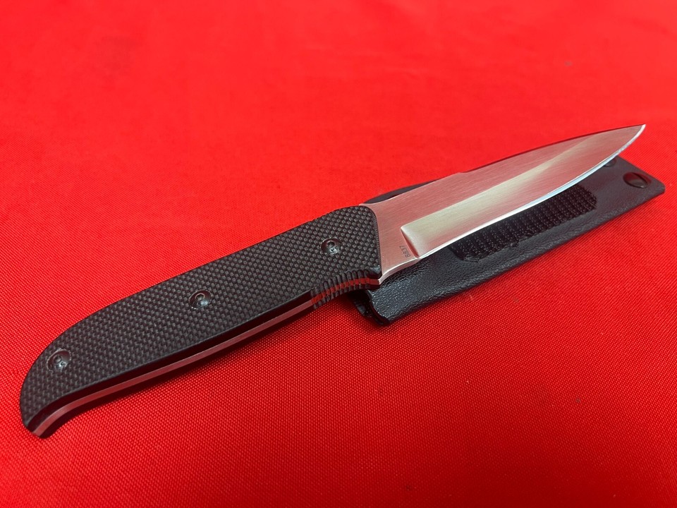 NEW Custom Made Bud Nealy Cave Bear CPM154 Tactical Fixed 4" Blade MCS ...