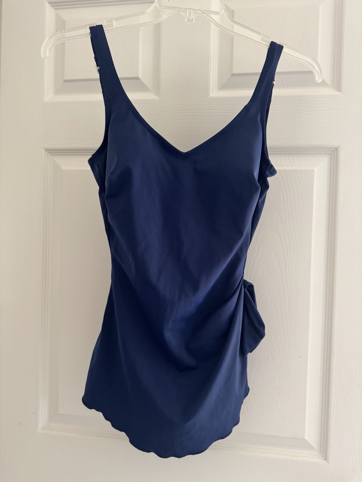 Roxanne"bra sized," one piece swimsuit, Navy blue, 34… - Gem