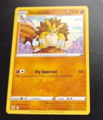 Pokémon TCG Sandslash Fusion Strike 132/264 Regular Uncommon | eBay