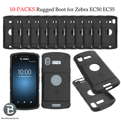 10-Packs Protective Cover Case Rugged Boot for Zebra EC50 EC55 handheld ...