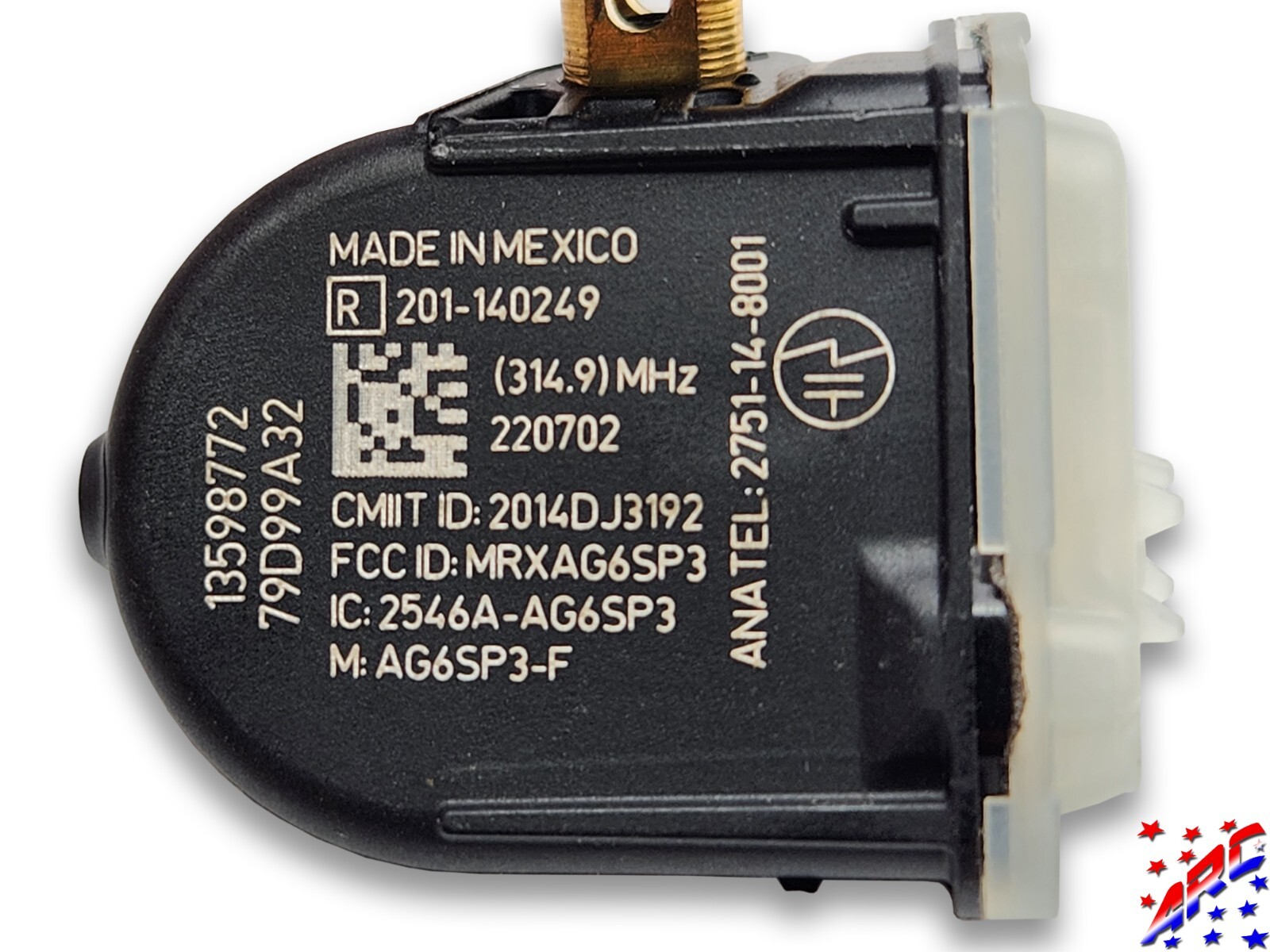 Complete Set of 4 Genuine OEM GM Snap-In TPMS Tire Pressure Sensors Kit ...