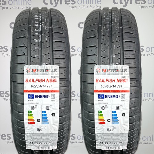 2X New 165 65 14 NEREUS NS601 79T 165/65R14 1656514 *B WET GRIP* (2 ...