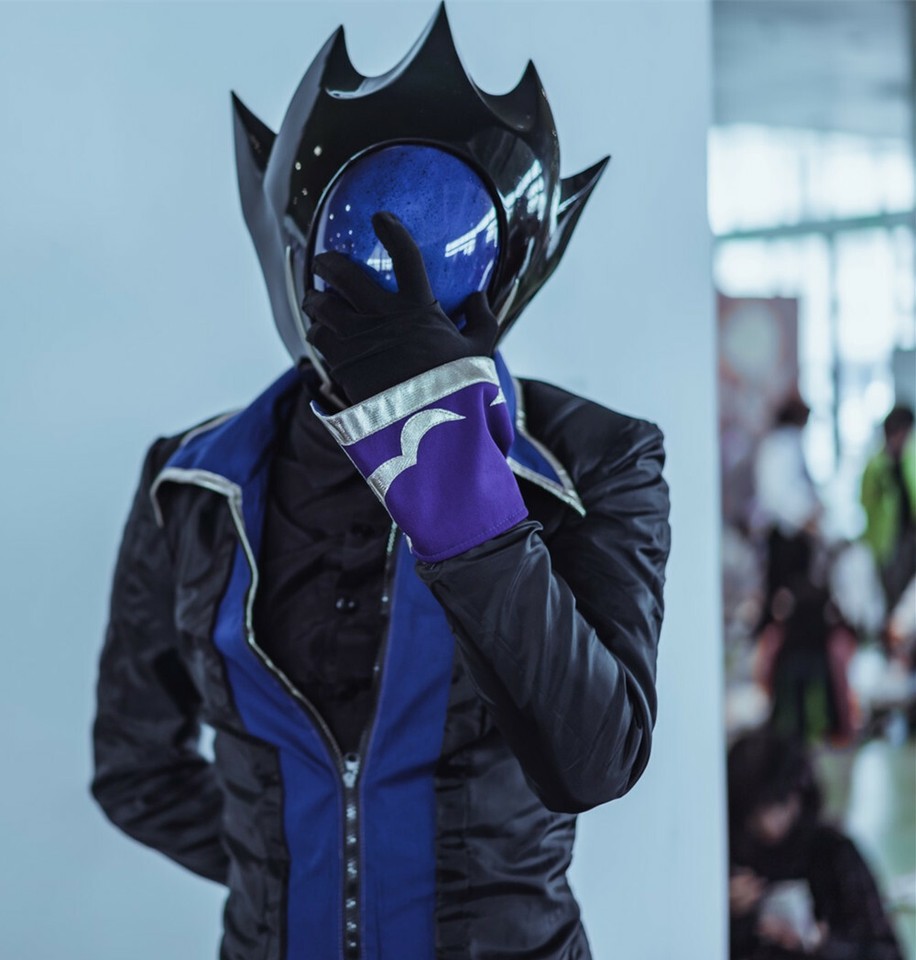 CODE GEASS Lelouch Zero Helmet Cosplay Armet Wearable Mask Halloween ...