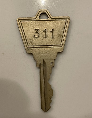 Vintage Heavy Hotel / Motel Key - Room 311 | eBay