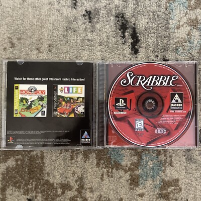 🔥 Scrabble Crossword Game (PlayStation 1 PS1, 1999) CIB. Mint. See ...