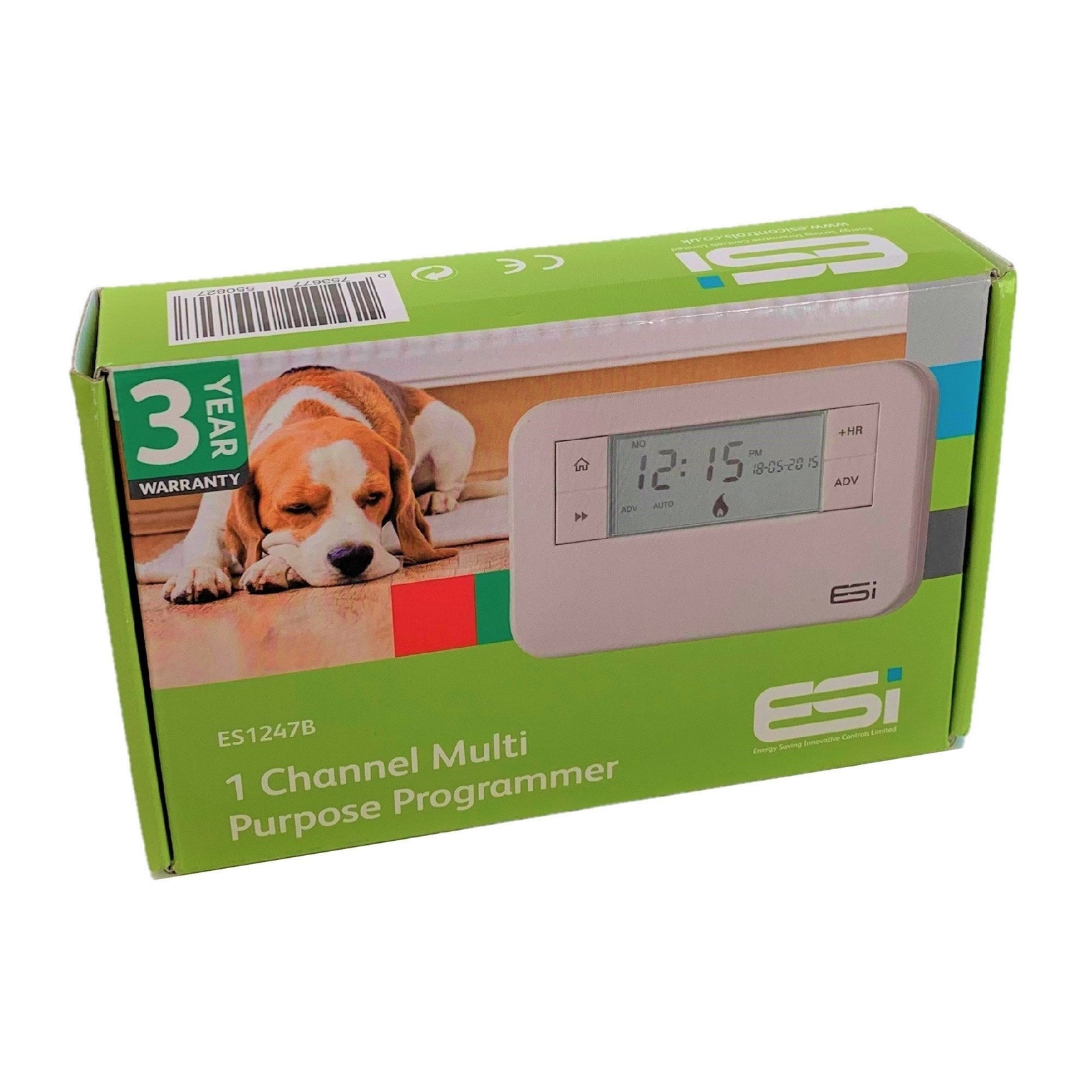 ESI SINGLE Channel Multi-Purpose Programmer - ES1247B - 24 Hour | 5/2 ...