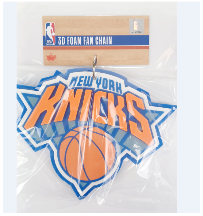 New NBA NEW YORK KNICKS BIG BLUE Fan Chain Necklace 3D Foam | eBay