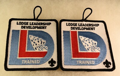 TWO: OA Lodge Leader Development Patches LLD - TRAINED - with button ...