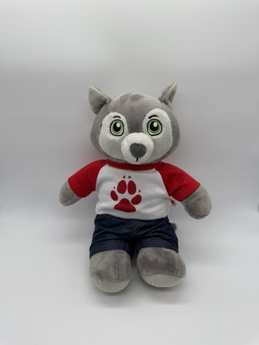 Build A Bear Smallfry Wiley The Wolf 12" Plush Stuffed Animal Toy Pet ...