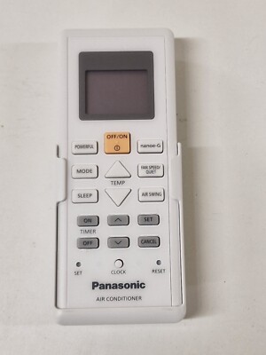 GENUINE Panasonic Inverter Air Conditioner Remote Nanoe-G Nanoe-X ...