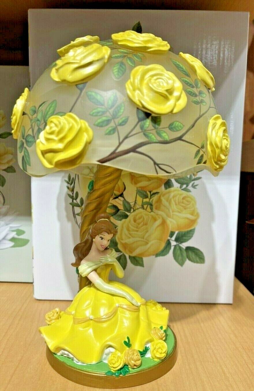Disney Store Japan Belle LED light Figure Beauty and The Beast FLOWER ...