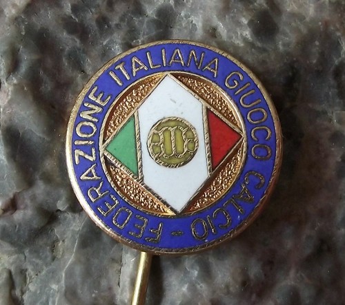 Vintage Football Association Italy FIGC Italian Soccer Federation Logo ...
