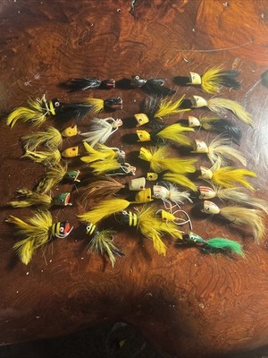 Vintage Mix of Thirty (30) Old Fly Rod Poppers | eBay