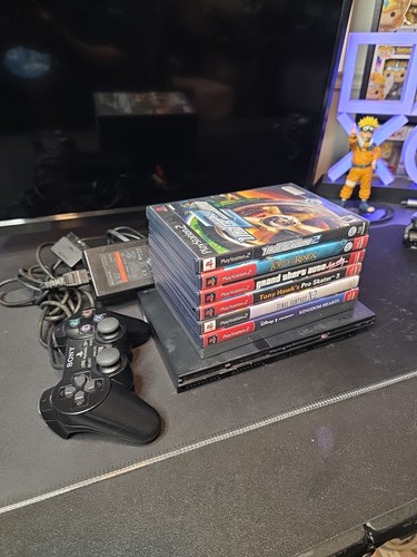 Sony PlayStation 2 PS2 Fat/Slim Console Bundle with 7 Games | eBay