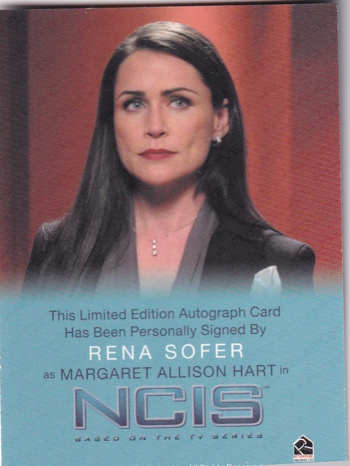 NCIS Autograph card signed by Rena Sofer as Margaret Allison Hart | eBay