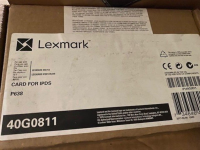 LEXMARK 40G0811 IPDS Card for MS812 MS811 & MS810 Series Printers | eBay