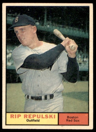 1961 Topps Baseball Rip Repulski Boston Red Sox #128 | eBay