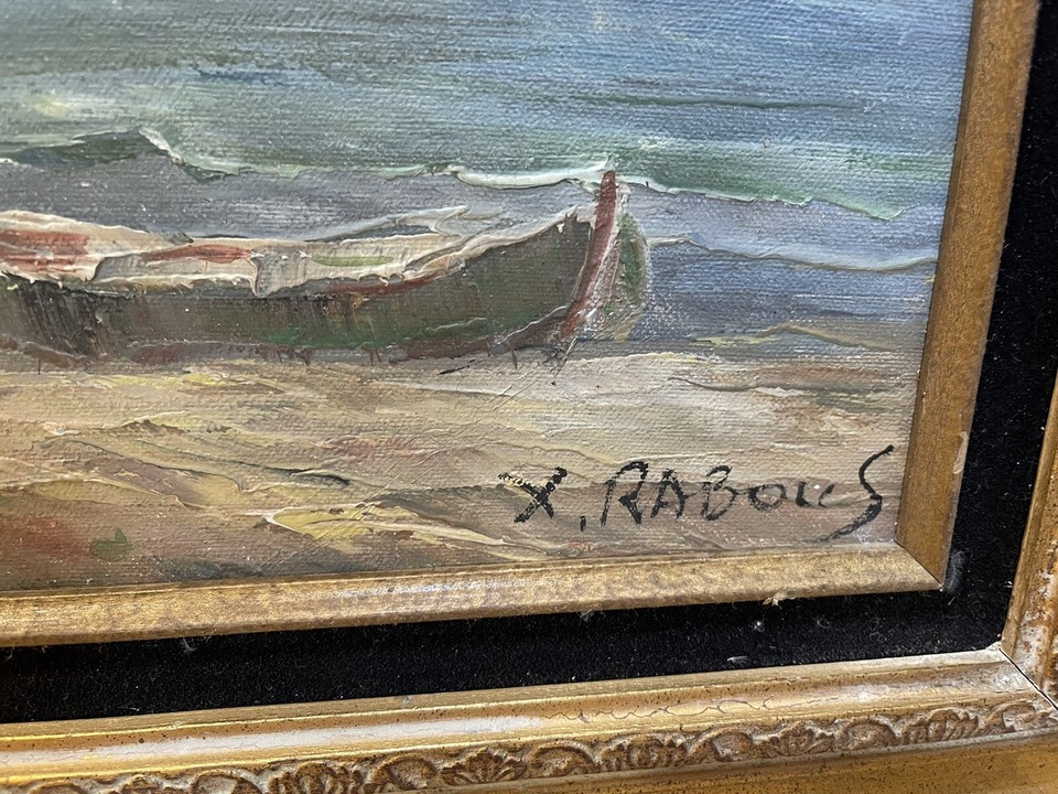 Xavier Rabous, Australian artist, vintage oil/canvas | eBay