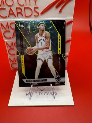 2023-24 Phoenix - Victor Wembanyama RC Fade to Black #11 - Teal Lazer ...