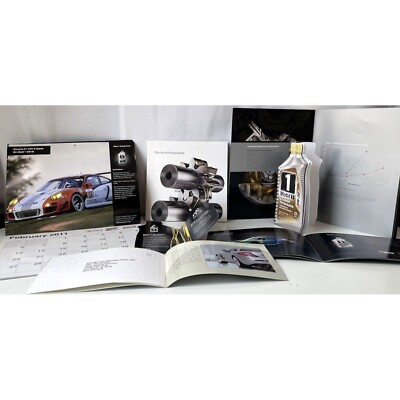 Mobil One Oil Mercedes Benz Racing Advertising Booklet Brochure Car ...