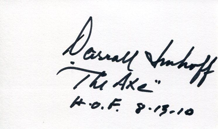 Darrall Imhoff Olympic Gold Basketball NY New York Knicks Signed ...