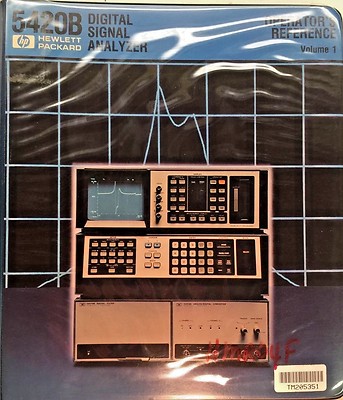 HP 5420B Digital Signal Analyzer Operators Reference Volume 1 P/N 05420 ...