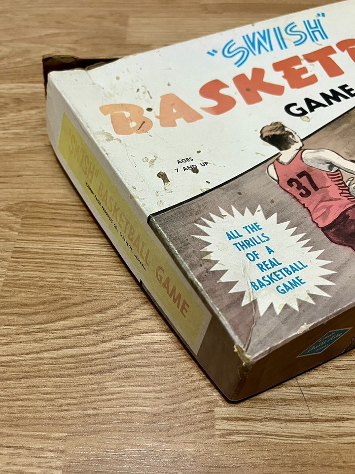 Swish Basketball Board Game Warren Built Rite Toys 1950s Vintage | eBay
