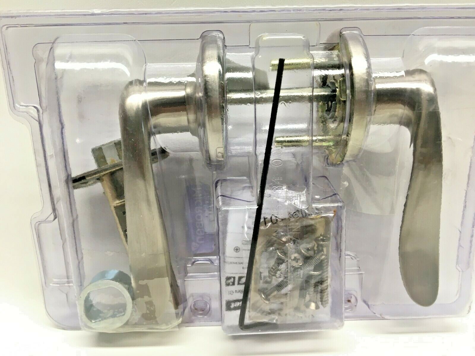 Wave Style Door Lever Lock Keyed Privacy Deadbolt Polished Brass LOT ...