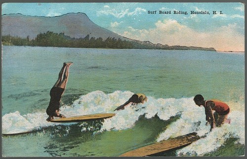 Surfing Surf Board Riding Honolulu Hawaii Pub by The Island Curio Co | eBay