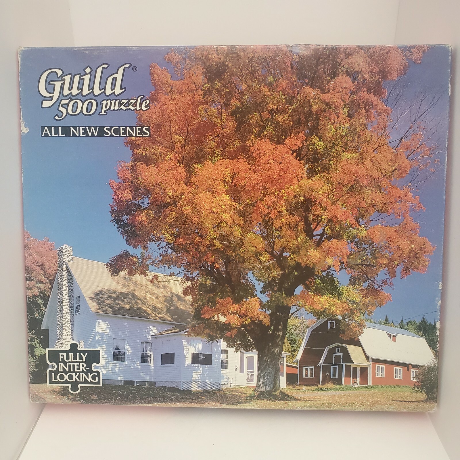 Shades of Autumn Golden Guild 500 Piece Vintage 1986 Jigsaw Puzzle 15 1 ...