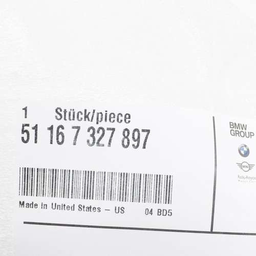 NEW BMW X5 F85 LEFT WING MIRROR LOWER COVER 51167327897 7327897 2015 ...