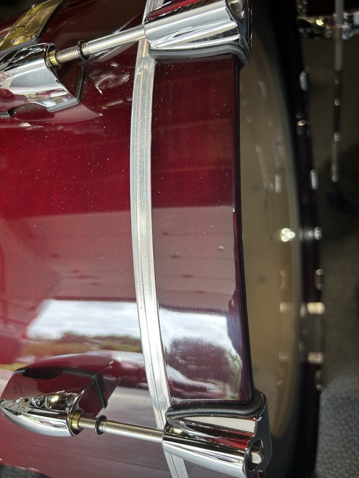 Pearl Masters Custom Extra maple Rare Color 5 Piece Drum Set | eBay